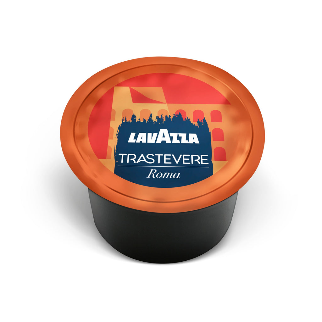 Lavazza Blue Trastevere Roma Single Dose Capsule on white background