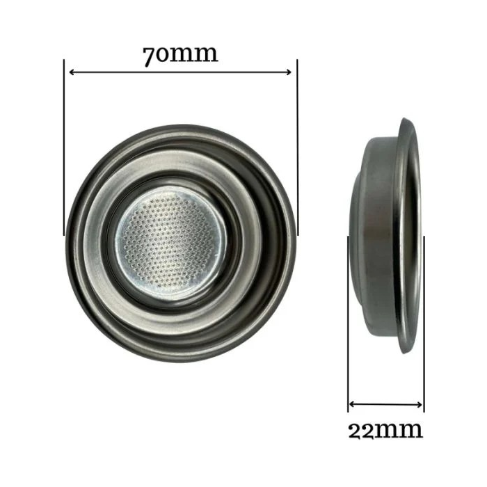 Single Espresso Filter Basket for 44mm ESE Coffee Pods
